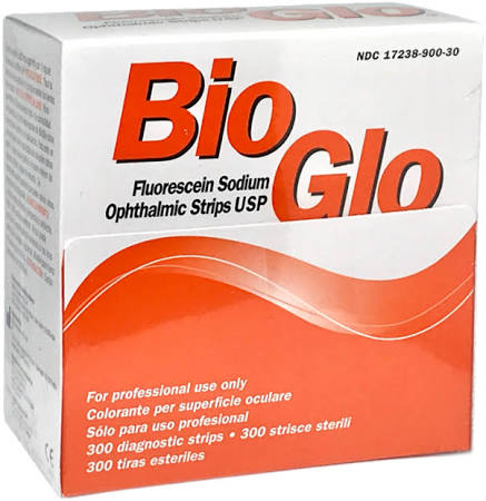 Bio Glo Fluorescein Strips (300-Pack) – MedViaRX